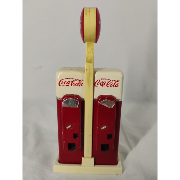 Coca Cola | Kitchen | Coca Cola Salt And Pepper Shakers Gas Station ...